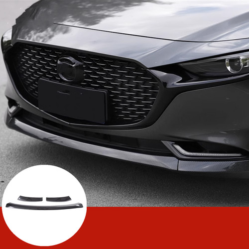 3*Front Bumper Bottom Bezel Trim Cover Bright black For Mazda 3 Axela ...