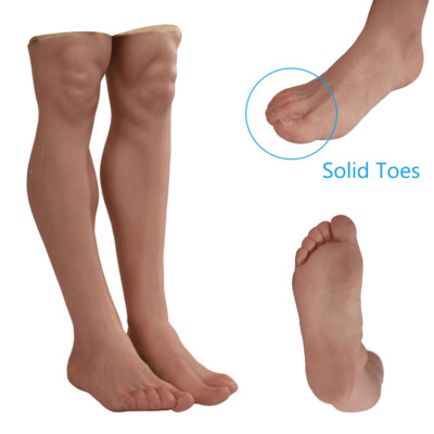 Prosthetic leg cover Silicone Foot Sleeve Realistic skin Highly ...