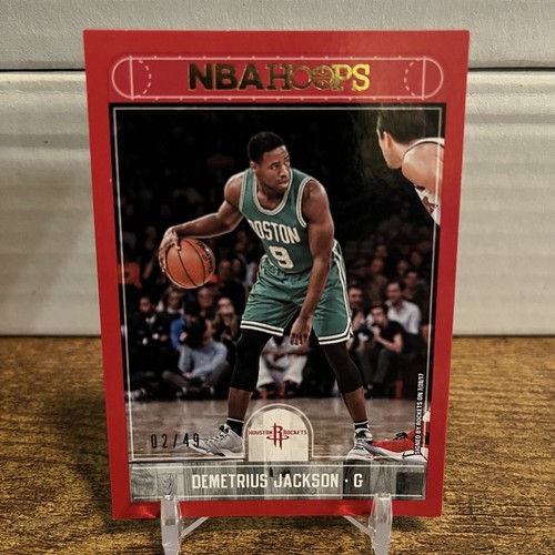 2017-18 Panini NBA Hoops Red /49 Demetrius Jackson #40 Celtics Rockets ...