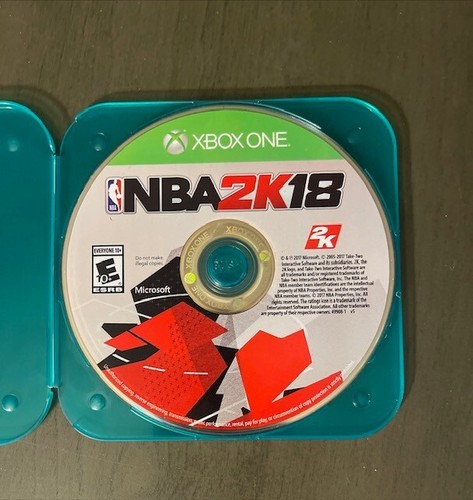 NBA 2K18 Microsoft Xbox One 2017 Disk Only 710425499081 | eBay