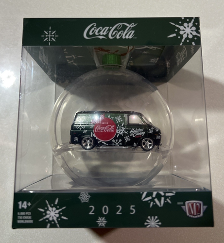 NEW 2025 M2 Machines Christmas Ornament - Coca-Cola 1971 Chevrolet Van ...
