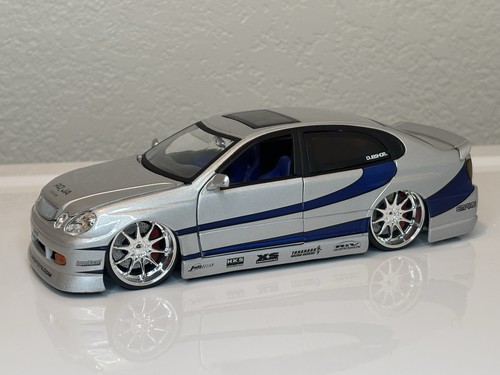 Lexus GS-430 Jada Toys Import Racer 1:24 Diecast Model Silver | eBay