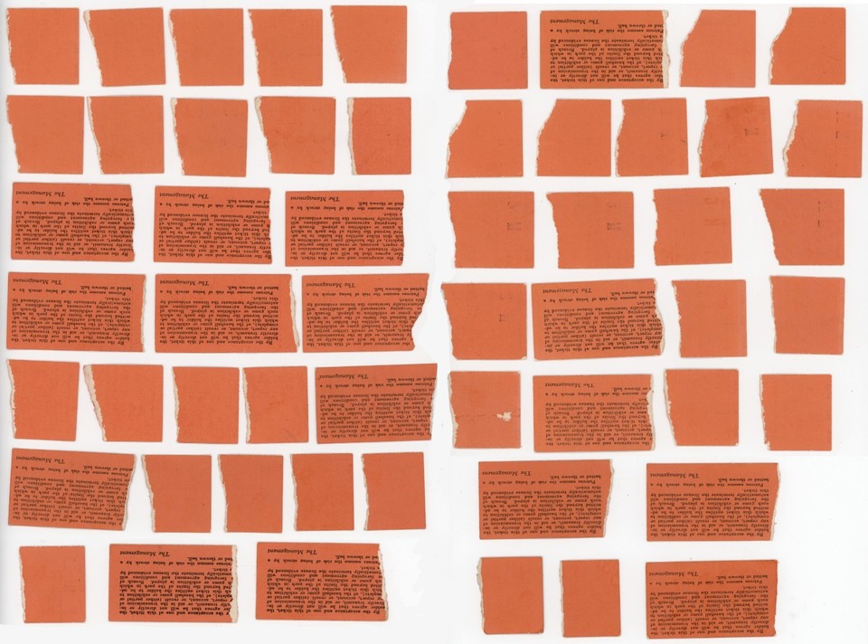 55 Tickets Boston Braves Paul Waner HRs Lombardi #81 Medwick #188 ...