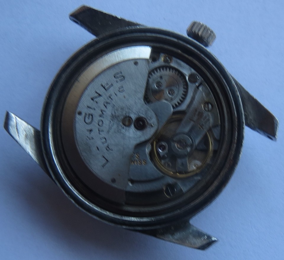 Longines Conquest Automatic Date mens wristwatch steel case screw back ...