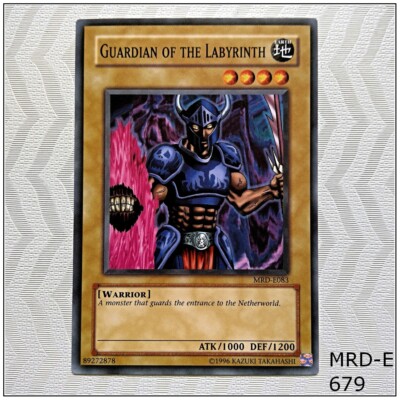 Guardian of the Labyrinth - MRD-E083 - Common Unlimited Yugioh | eBay UK