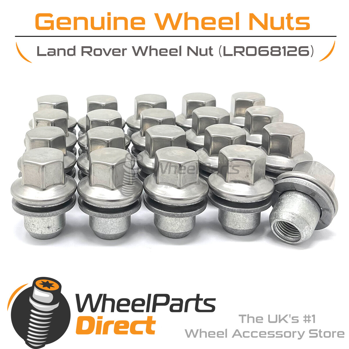 Genuine Wheel Nuts (20) for Range Rover [L405] 12-22 on Original Wheels ...