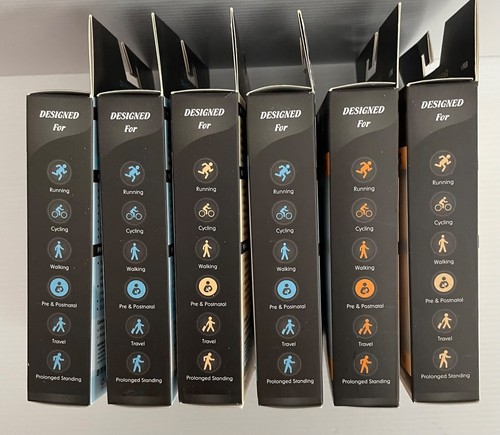 LOT OF 6 PHYSIX GEAR STAMINA GRADUATED COMPRESSION SOCKS SIZE L/XL ...