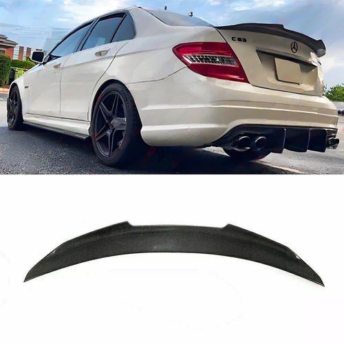 FOR 08-14 MERCEDES BENZ W204 C250 C300 PSM STYLE CARBON FIBER TRUNK ...