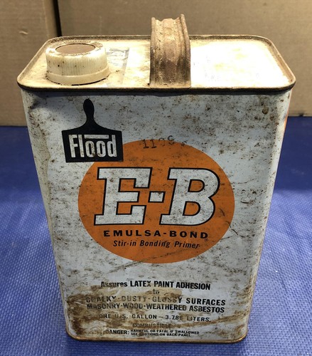 E-B Emulsa Bond Flood Bonding Primer One Gallon Can vintage tin sign ...