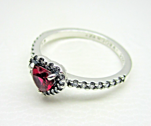 Pandora Sparkling Red Elevated Heart Ring - Size 9 Philippines | Ubuy