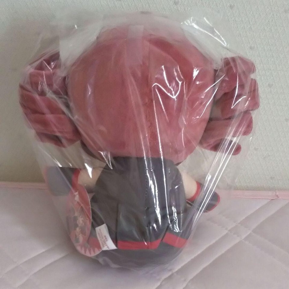 Kasane Teto Sitting BIG Plush Doll Stuffed Toy Round one limited 25cm ...