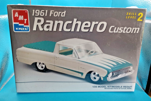 AMT ERTL 1961 Ford Ranchero Custom 1/25 Scale Model Kit FACTORY SEALED ...