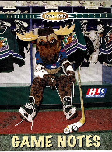 Las Vegas Thunder / Manitoba Moose 1996-97 Minor Pro Hockey Program ...