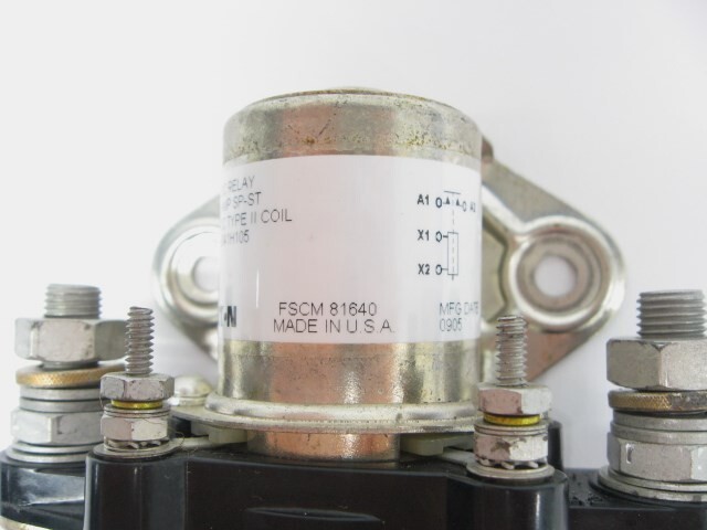 Eaton 12v 200 Ampere DC Power Relay Coil FSCM 81640 No. 6041H105 for ...