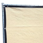 FENCE4EVER Privacy Fence Screen Netting Mesh Garden 58 In X 50 Ft Beige ...