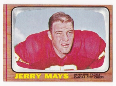 JERRY MAYS 1966 Topps Football # 73 Kansas City Chiefs Ex Plus | eBay