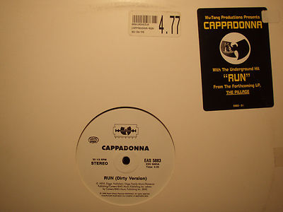 CAPPADONNA - RUN (12") 1998!!! RARE!!! RZA!!! WU-TANG!!! | eBay
