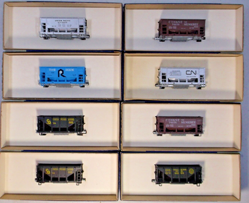 (8) HO Roundhouse ore cars in original boxes (lot 479) | eBay