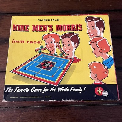 Vintage Transogram Nine Men’s Morris Board Game Cardboard 1956 | eBay