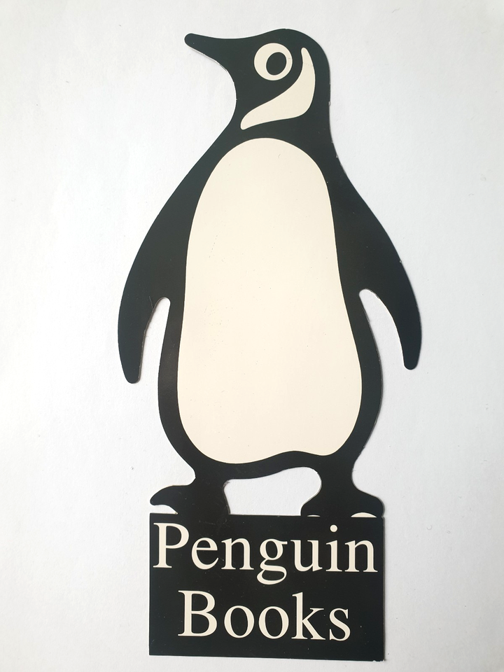 21cm BIG Penguin Books Press Logo BOOKMARK Advert Promo Sign Bookshop ...