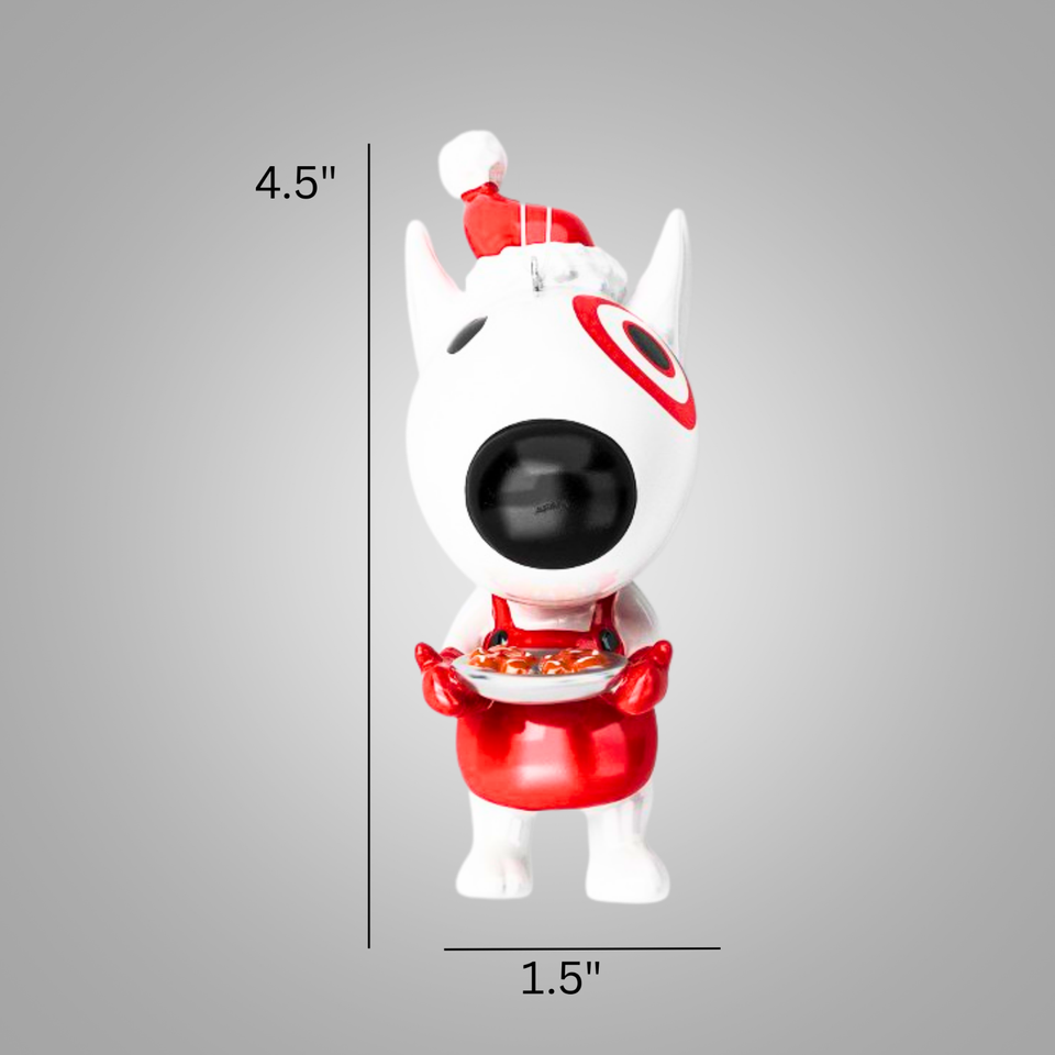 Christmas Resin Target Bullseye Dog Ornament | eBay