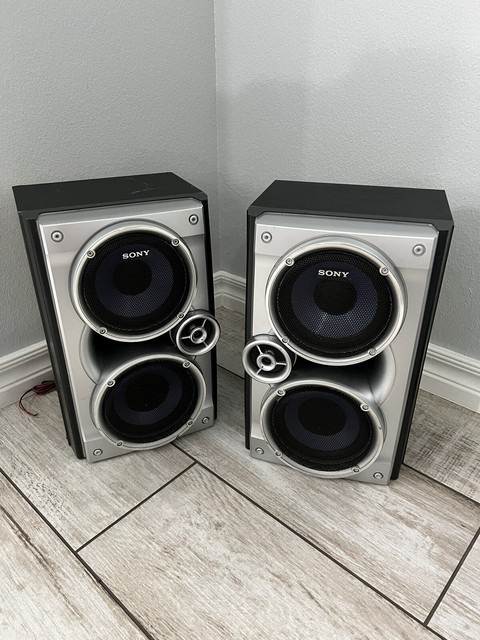 SONY SS-GX555 SPEAKERS ACTIVE SUBWOOFER FOR MINI Hi-Fi SYSTEM MHC-GX450 ...