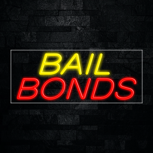 Bail Bonds LED Neon Sign 30"L x 12"H #30014 | eBay