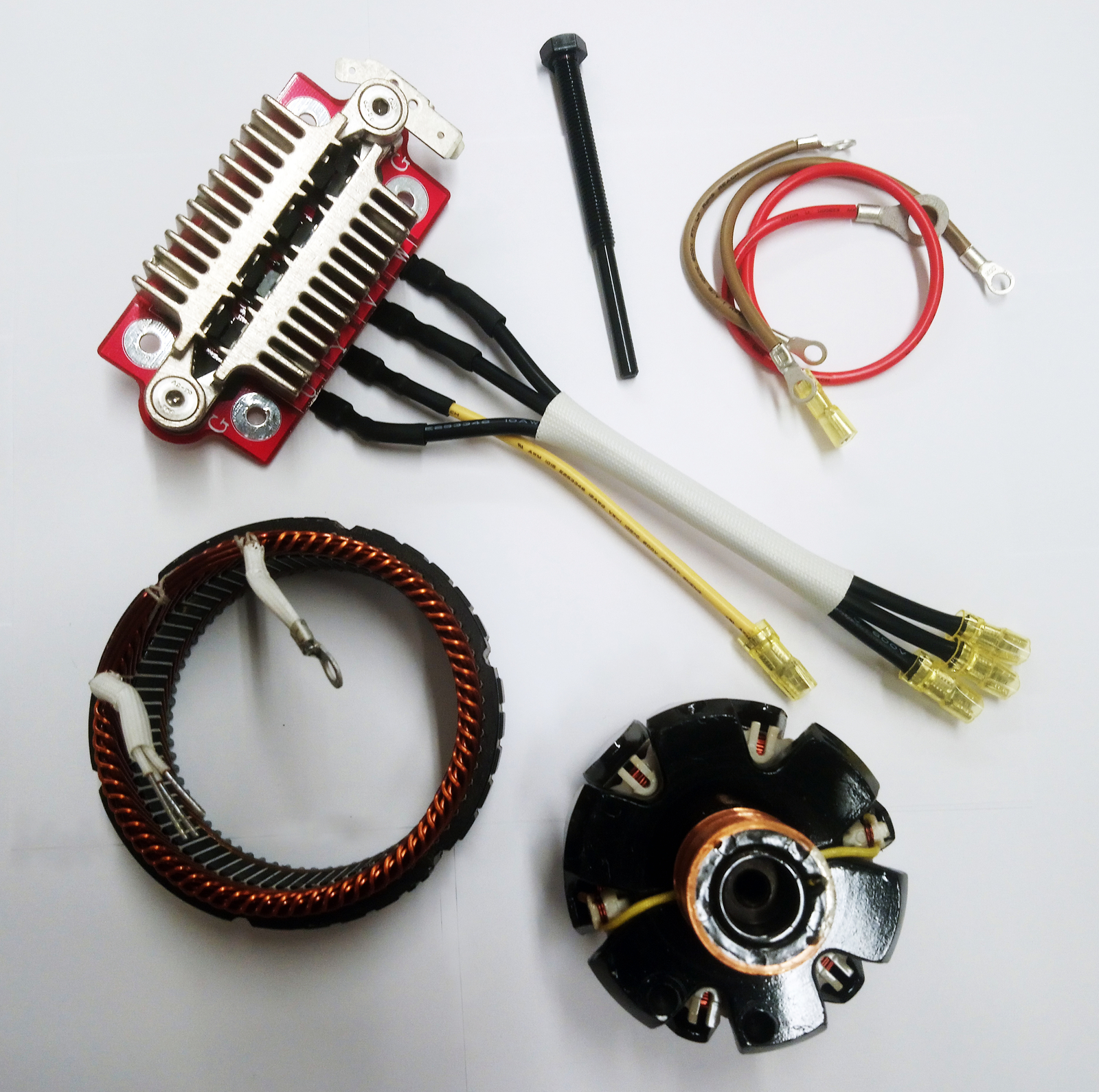 BMW R45 R65 R50 R60 R75 R80 R90 R100 Alternator 600w conversion kit 09/ ...