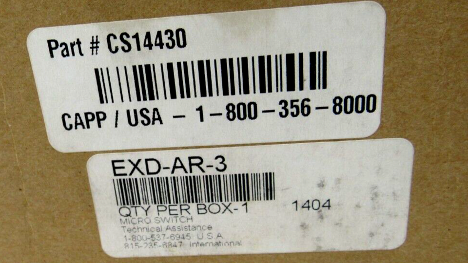 NEW HONEYWELL EXD-AR-3 LIMIT SWITCH EXDAR3 | eBay