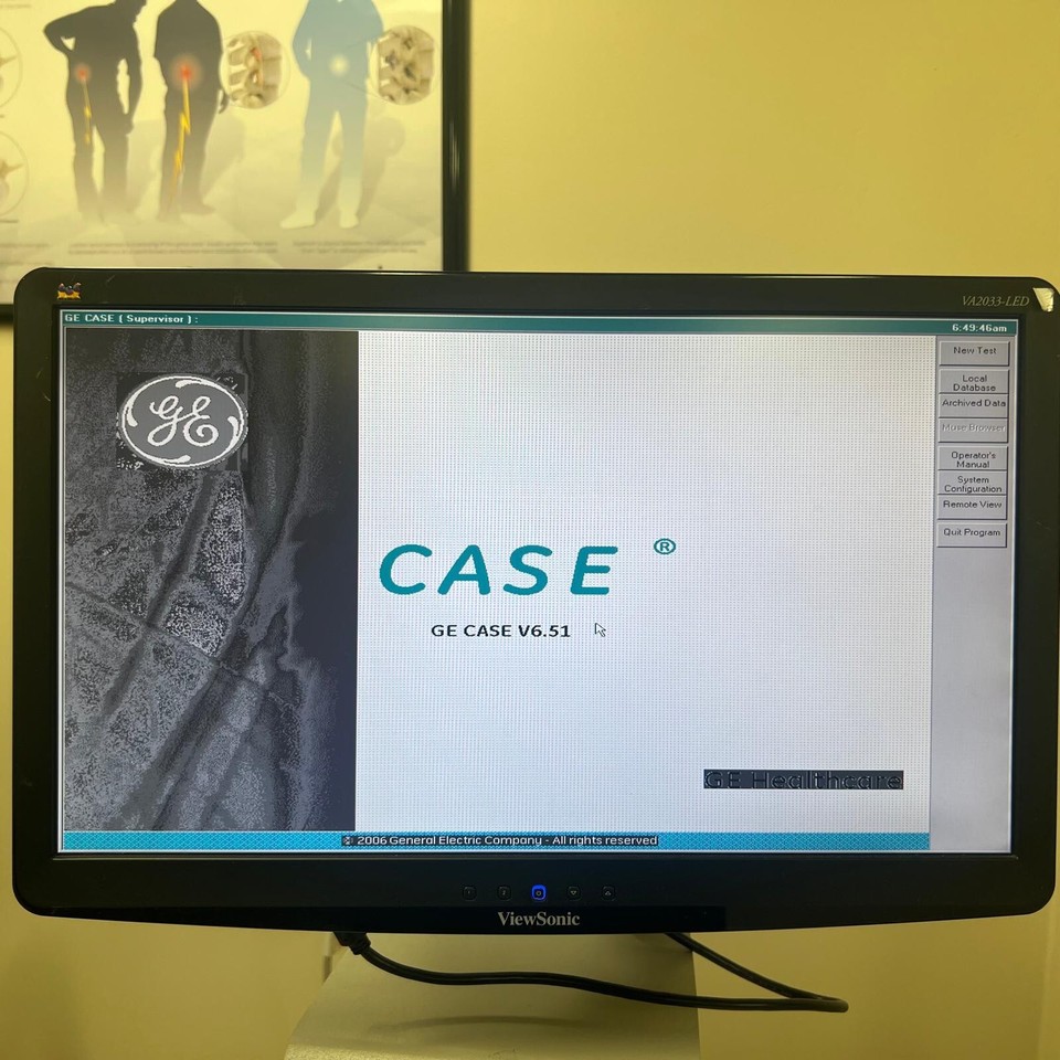 GE case V6.51 stress system with Trackmaster treadmill | eBay