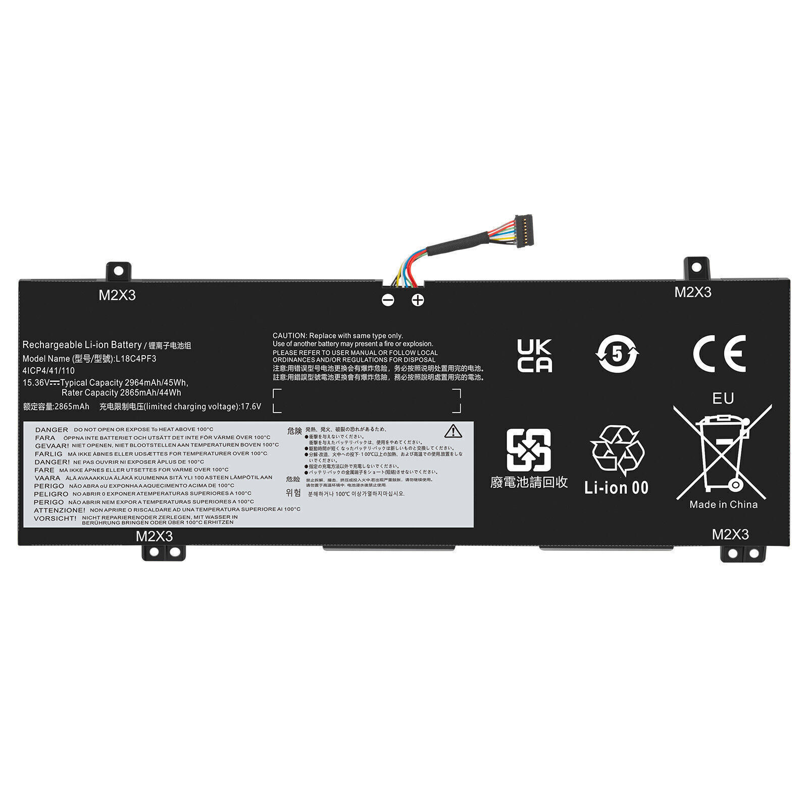 Battery for Lenovo Ideapad Flex-14API Type 81SS - Model 81SS0005US ...