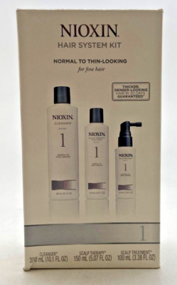 Nioxin System 1 Starter Kit-Cleanser, Therapy & Treatment | eBay