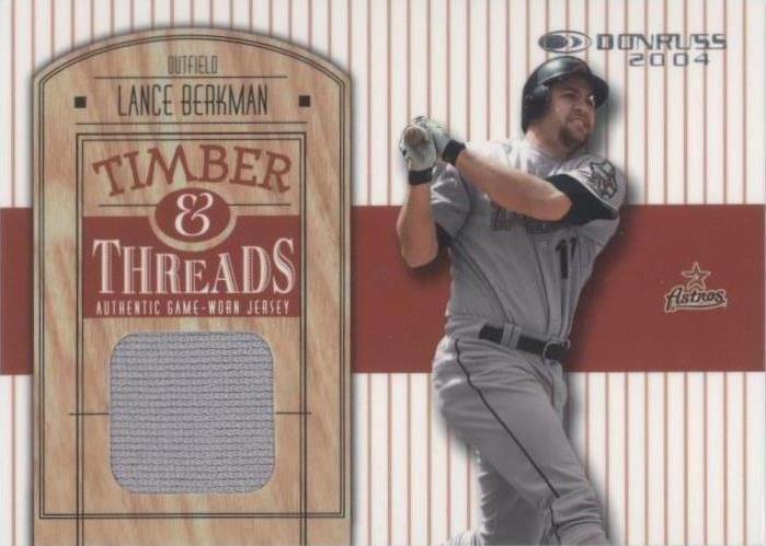 2004 Donruss - Timber & Threads Lance Berkman #TT-12 (MEM) for sale online | eBay