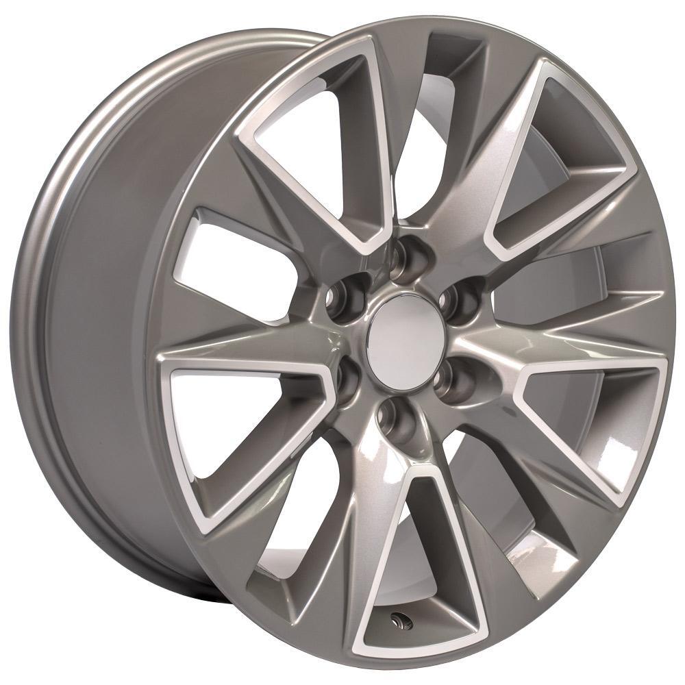 OE REPLICA WHEELS CV26 20X9 6X139.7 Offset 28 Silver Machined (Quantity ...