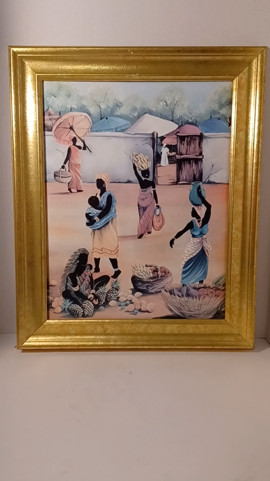 1985 Scafa Tornabene Art Publishing Co Framed Litho Art Print MARKET ...