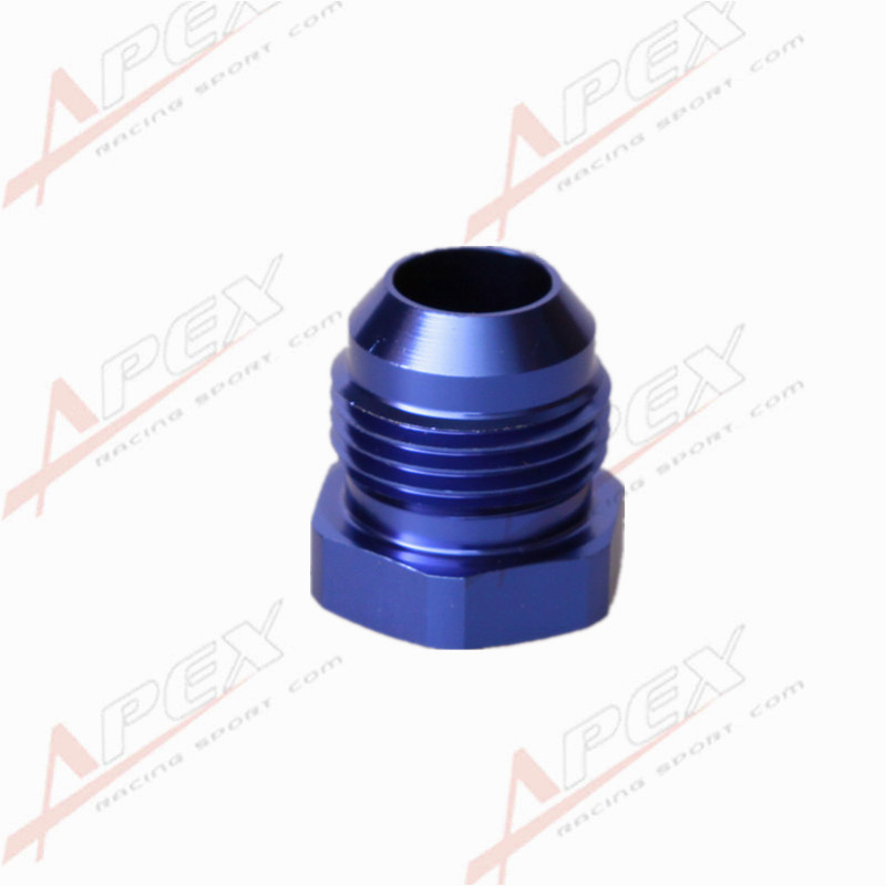 AN3 AN4 AN6 AN8 AN10 AN12 Male Flare Plug Fitting Aluminum Alloy AN ...