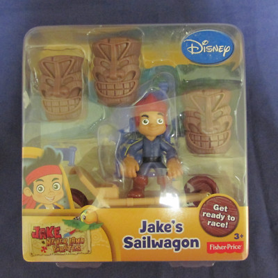 New Jake the Pirate Jake's Sailwagon Playset Toy Figure Fisher Price ...