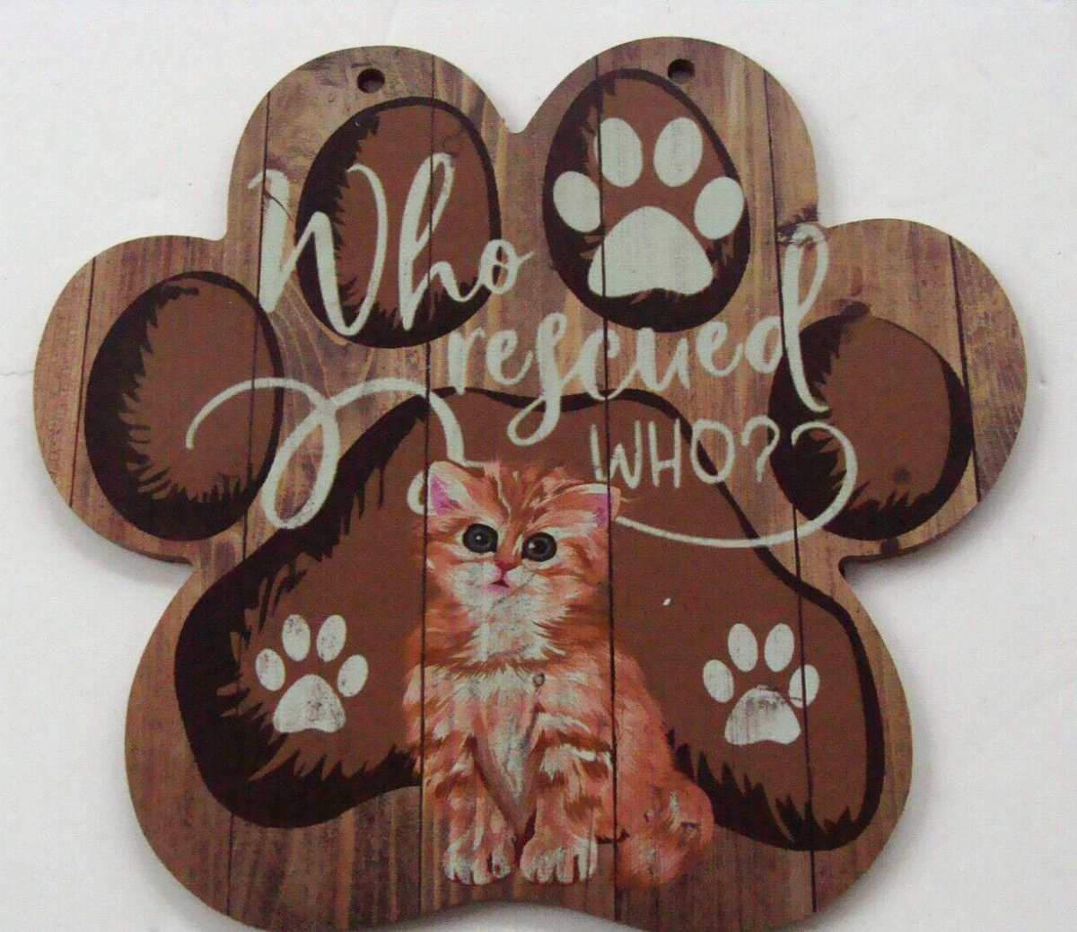 Cat Funny Wood Signs Cat Wood Sign Cat Welcome Wall Hanging Decor