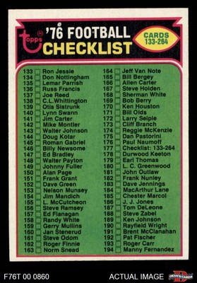 1976 Topps #177 Checklist 6 - EX/MT | eBay