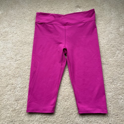 Fabletics Women’s Pink Fitted Knee Length Capri Leggings - L - EUC | eBay