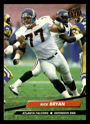Rick Bryan 1992 Ultra #2 Atlanta Falcons NFL FOOTBALL CARD | eBay