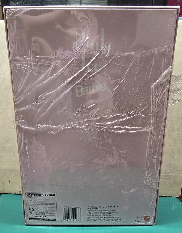Pink Ice Barbie Doll Limited Edition First in a Series 1996 Mattel No ...