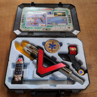 Power Rangers Lightspeed Rescue Weapon Set GoGo Five Super Rescue Lab ...