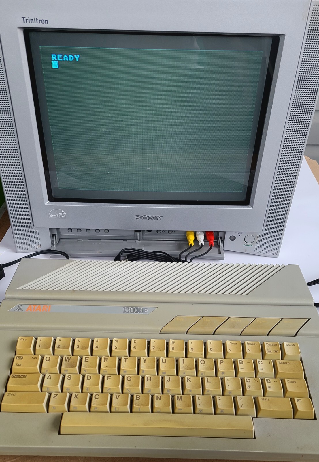 Atari 130XE Personal Computer Desktop Complete In Box "Read Description ...