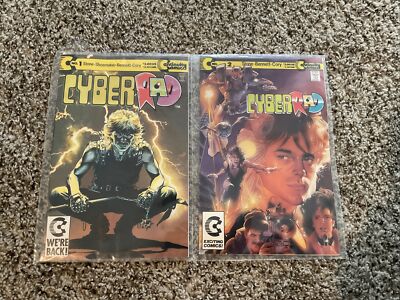 Cyberrad #1 & 2 1991 Continuity Comics - Comic Book Lot - Cyber Rad | eBay