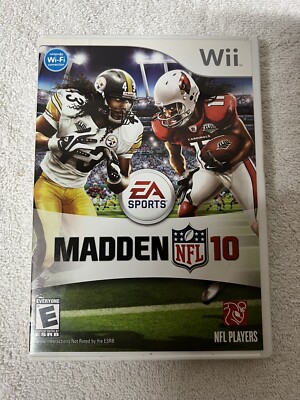 Madden NFL 10 (Nintendo Wii, 2009) complete with manual and tested ...