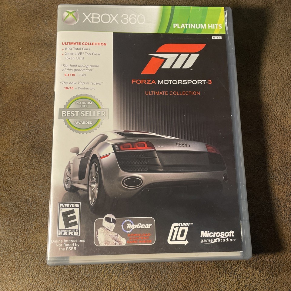 Forza Motorsport 3 Ultimate Collection CIB W/ Manual - Tested - Xbox ...
