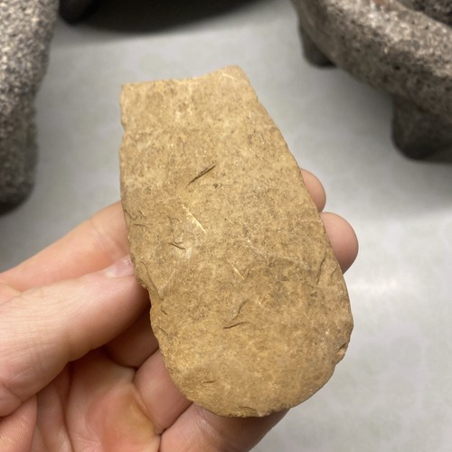 MLC 66 4” Polished Flint Celt Arrowhead Sharp Bit Old Arkansas Artifact ...