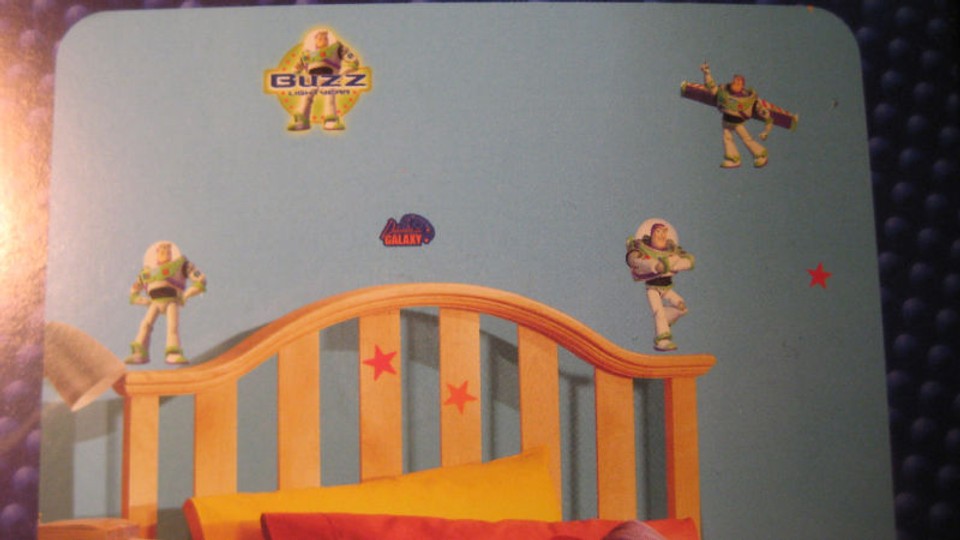 Disney Toy Story Self-Stick Room Wall Decals Appliques for Children's ...