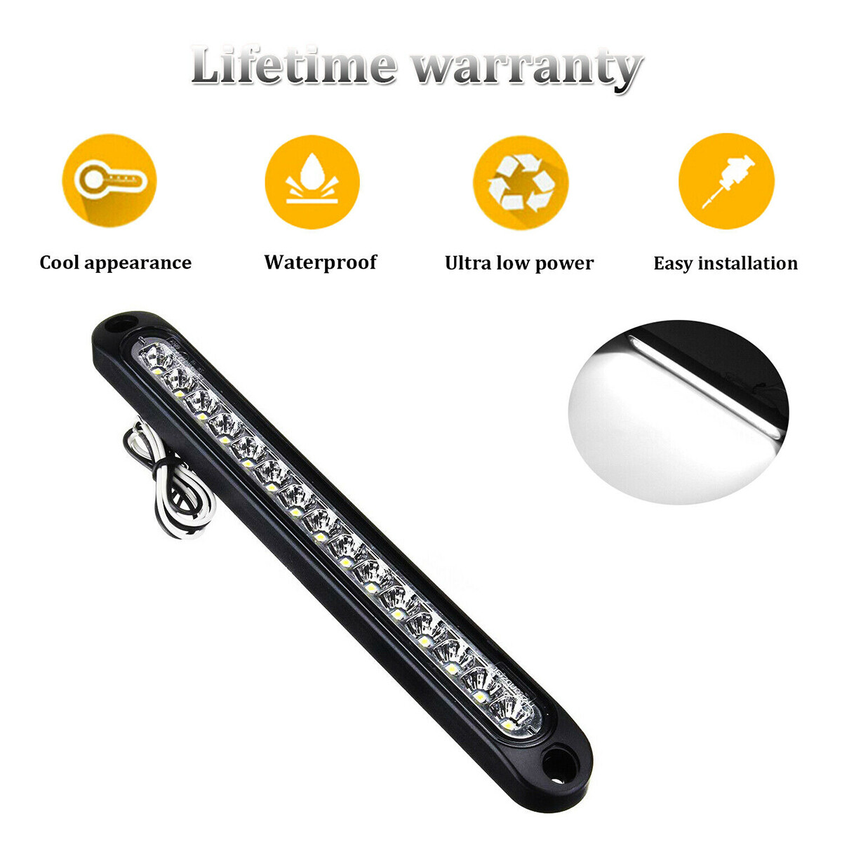 Slimline Led Trailer Backup Lights Amazon.com: 2Pcs Trailer Lights
